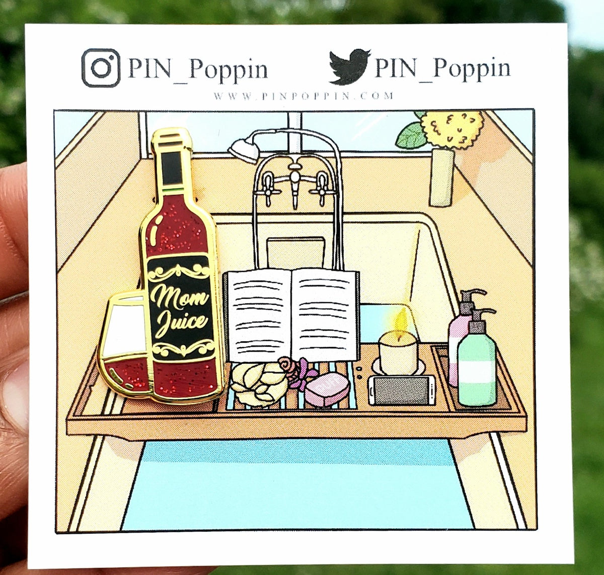 Mom Juice Pin | Enamel Pins | Pin Poppin